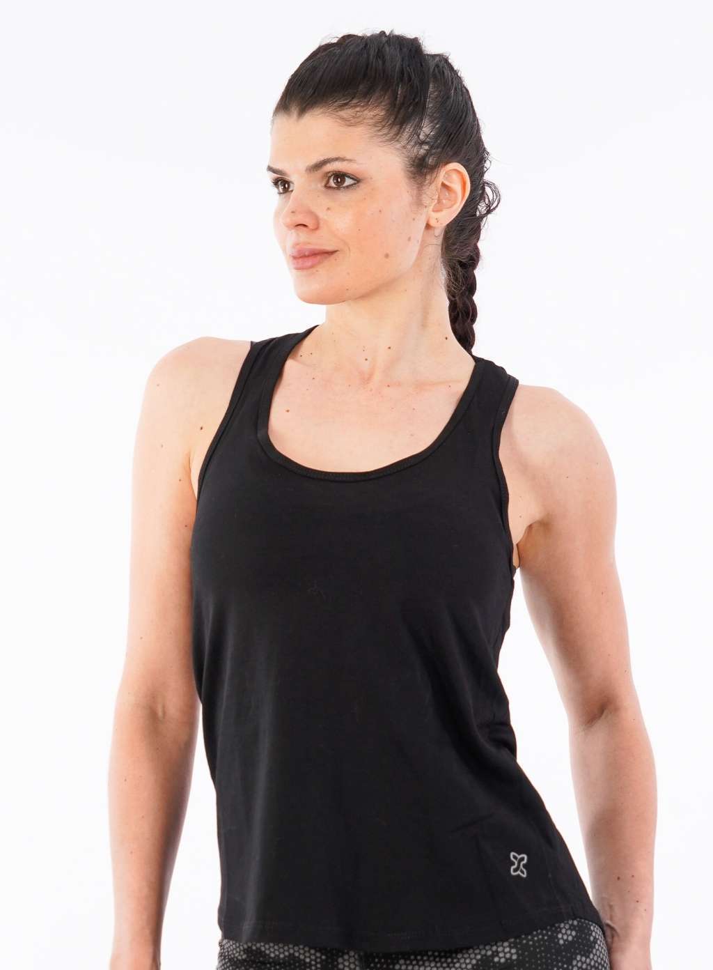 121832. Musculosa Basic Negra – STK Indumentaria Deportiva