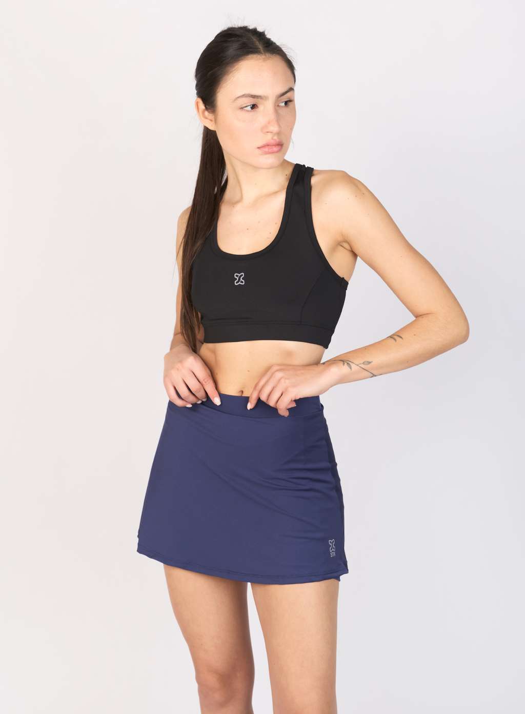 427518. Pollera calza Tennis Navy Blue – STK Indumentaria Deportiva